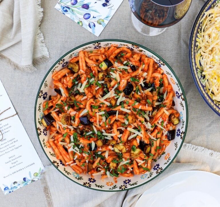 Rustic Italian Dinner Party - Rhubarb & Lavender