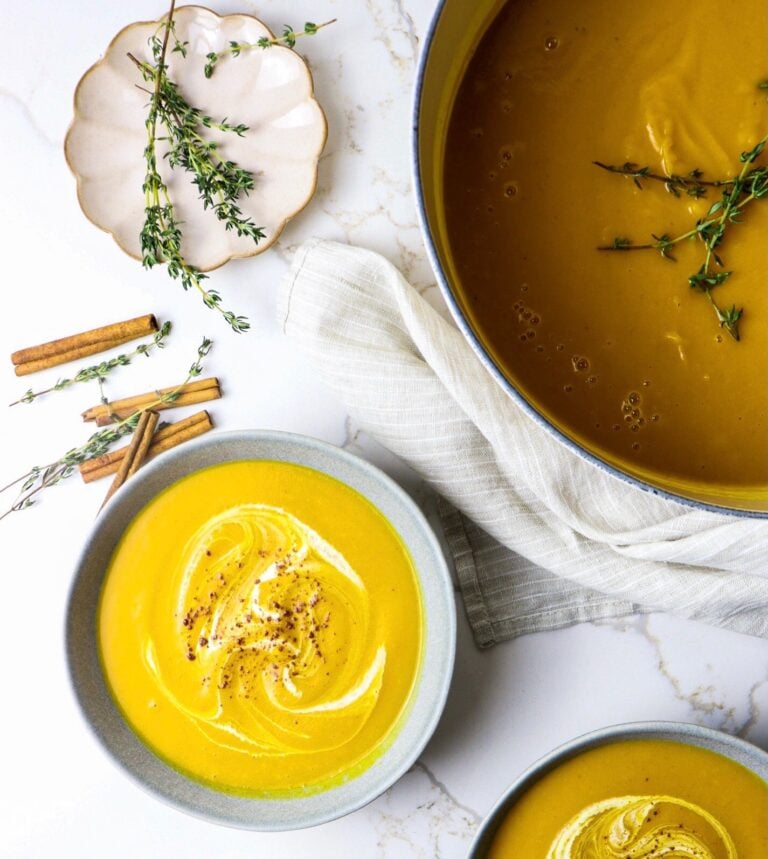 Autumn Harvest Bisque - Rhubarb & Lavender