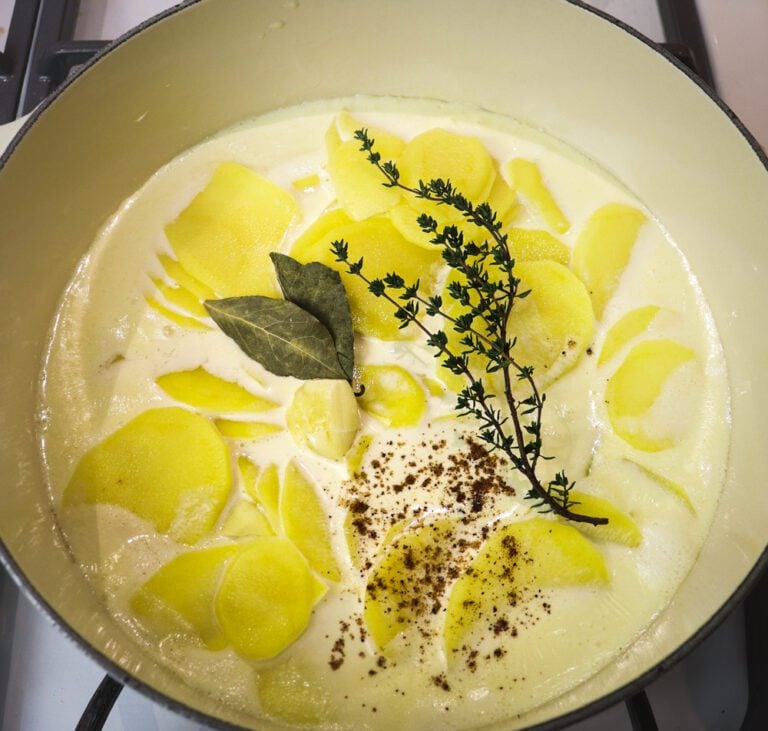 Potatoes Dauphinoise - Rhubarb & Lavender