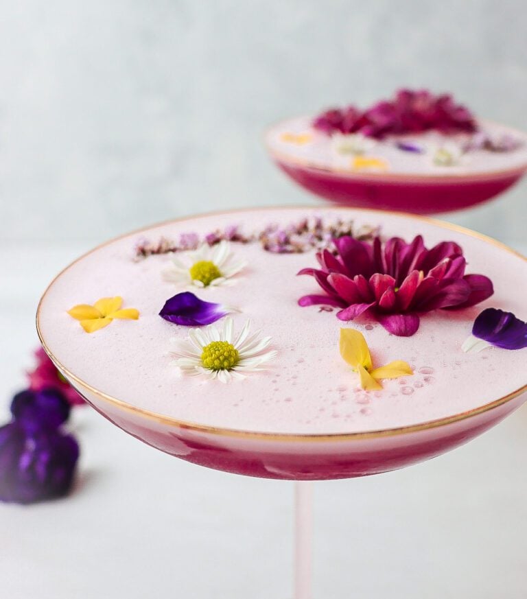 The May Queen Floral Cocktail - Rhubarb & Lavender