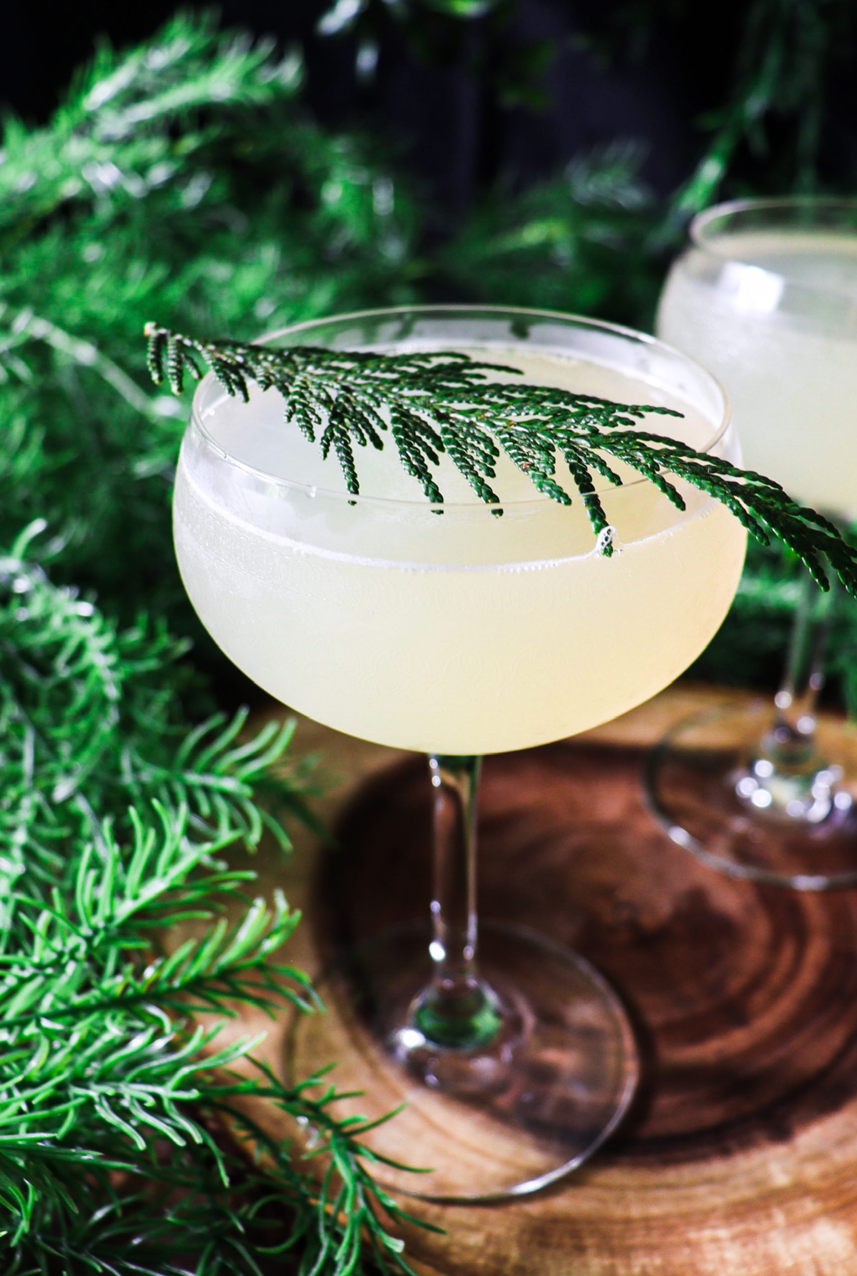 Ent Draught – A Cedar Gin Cocktail - Rhubarb & Lavender