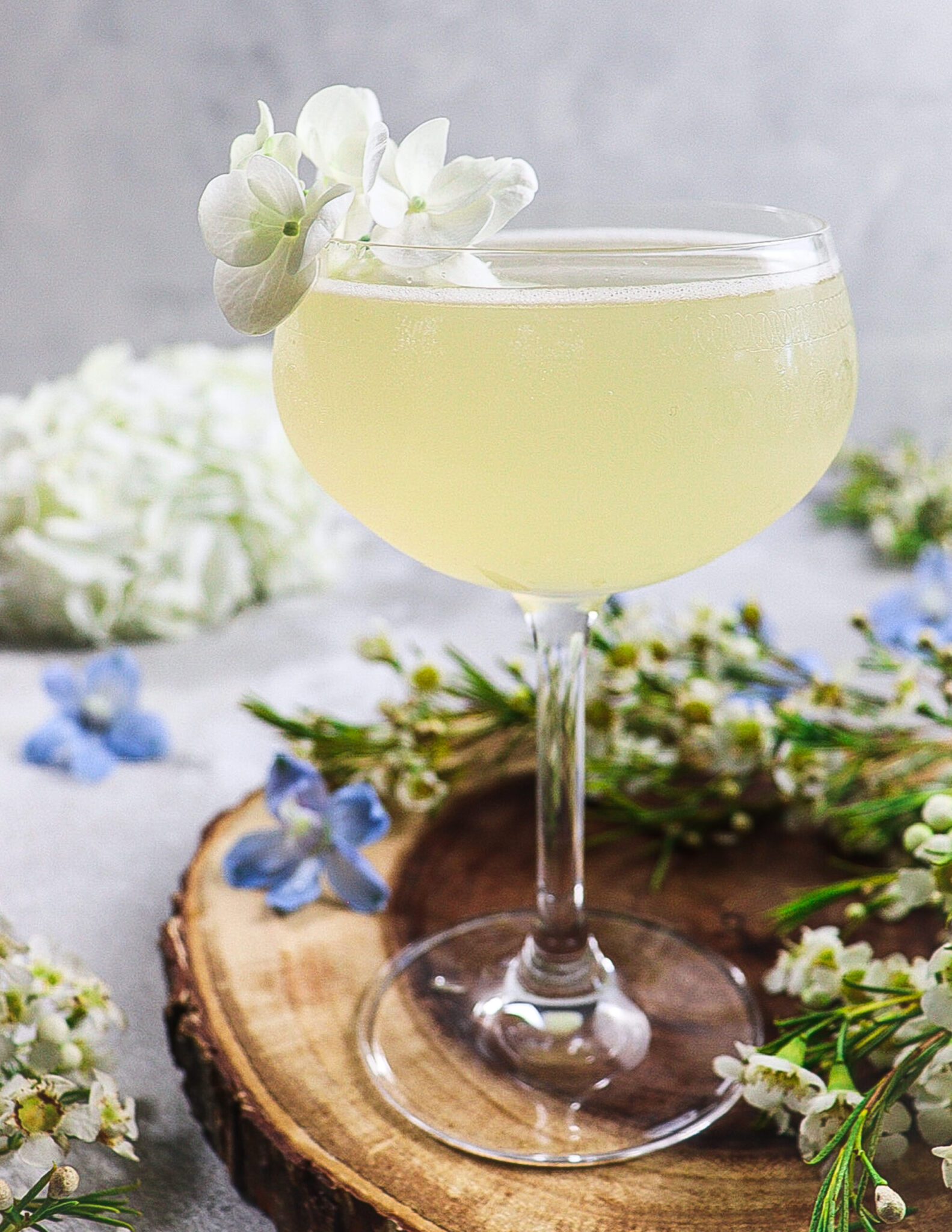 Sweet Woodruff Cocktail - Rhubarb & Lavender