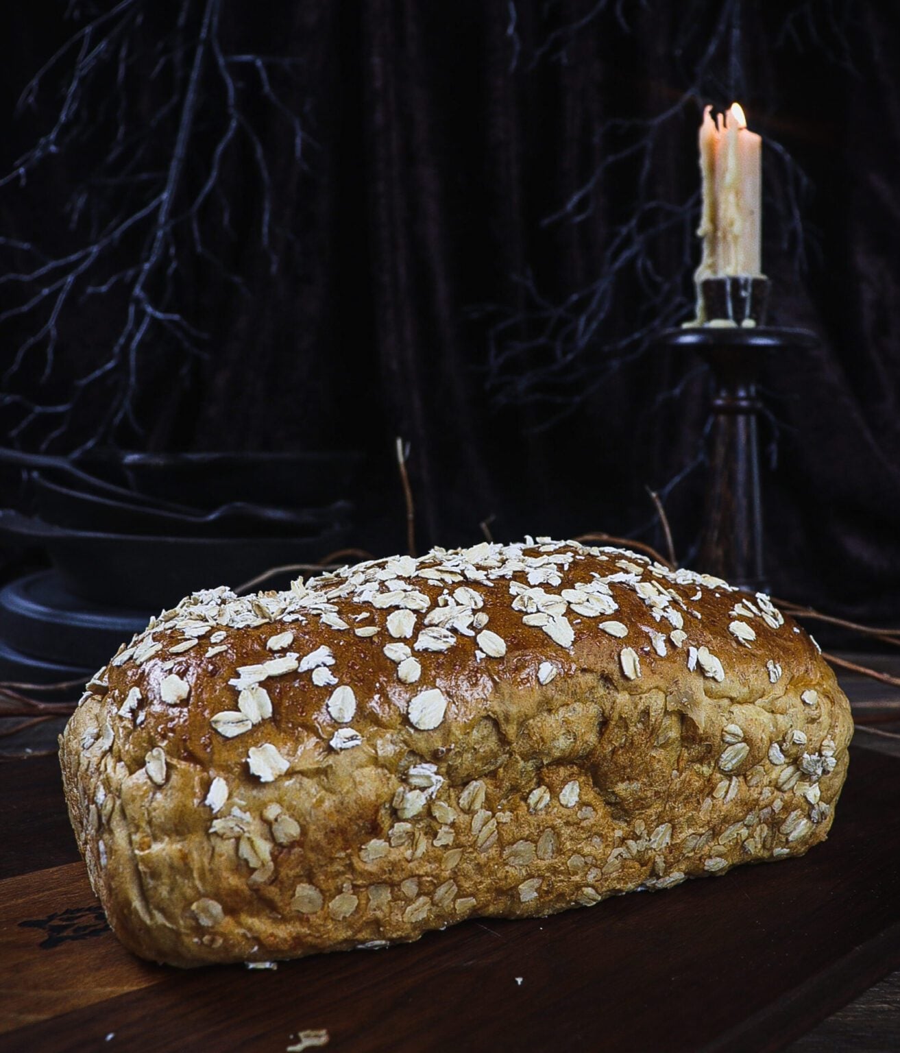 A Feast in Mordor: Molasses Oat "Maggoty" Bread - Rhubarb & Lavender