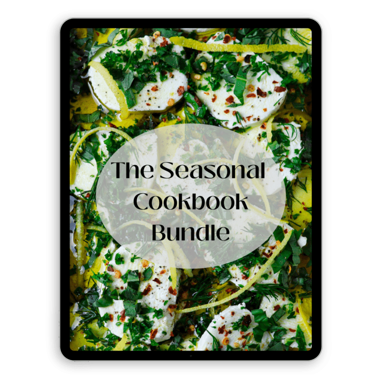 The Seasonal Cookbook Bundle - Rhubarb & Lavender