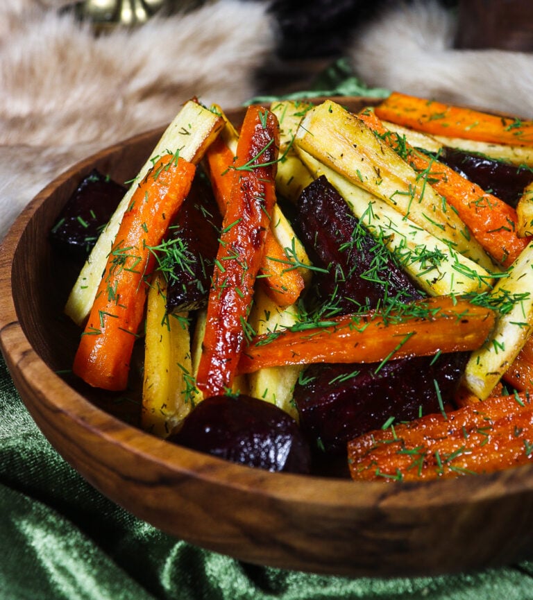 Honey Roasted Root Vegetables | Rohan Inspired Recipe