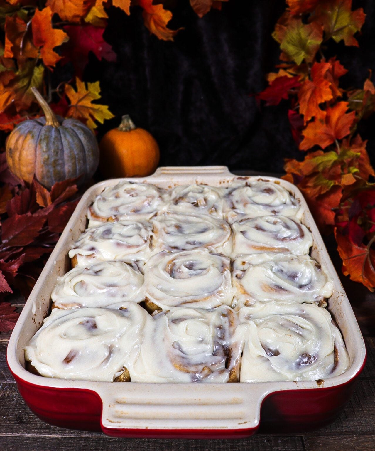 Apple Cider Cinnamon Rolls with Browned Butter Icing - Rhubarb & Lavender