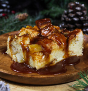 Cardamom Pear Bread Pudding - Rhubarb & Lavender