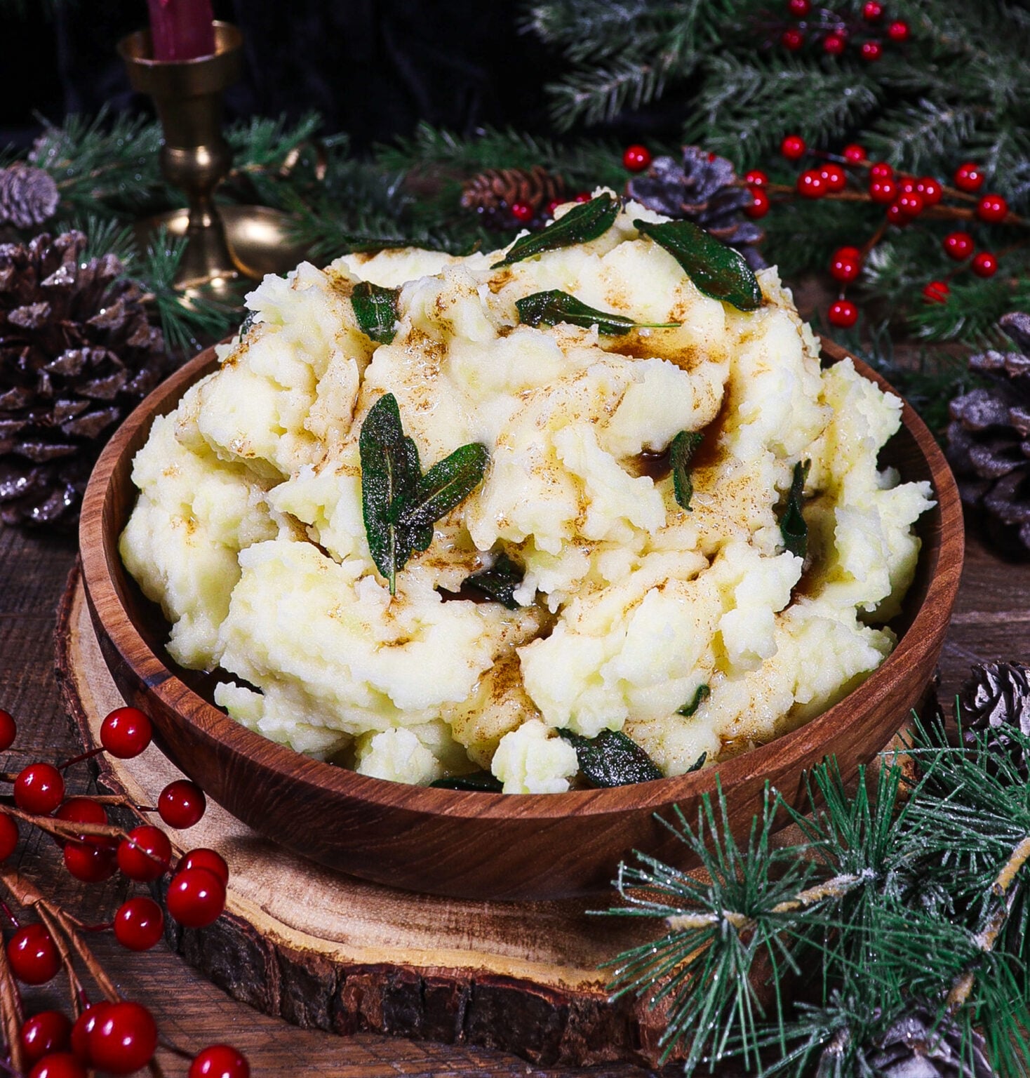 Brown Butter Sage Mashed Potatoes - Rhubarb & Lavender