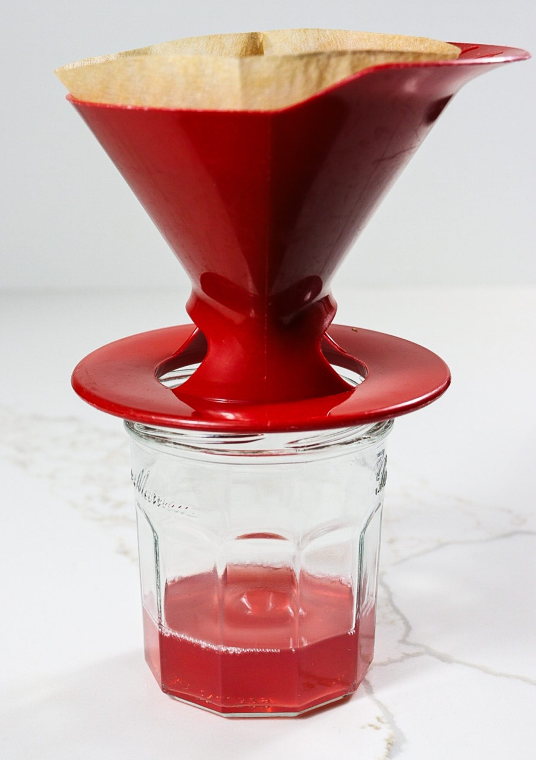Clarified Cherry Custard cocktail - Rhubarb & Lavender