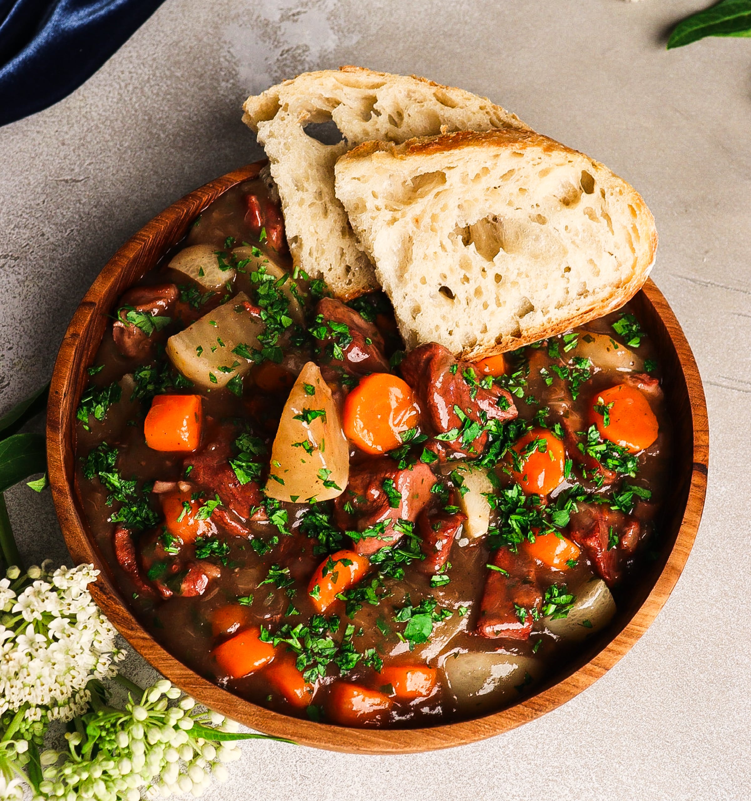 Spiced Lamb Stew - Rhubarb & Lavender