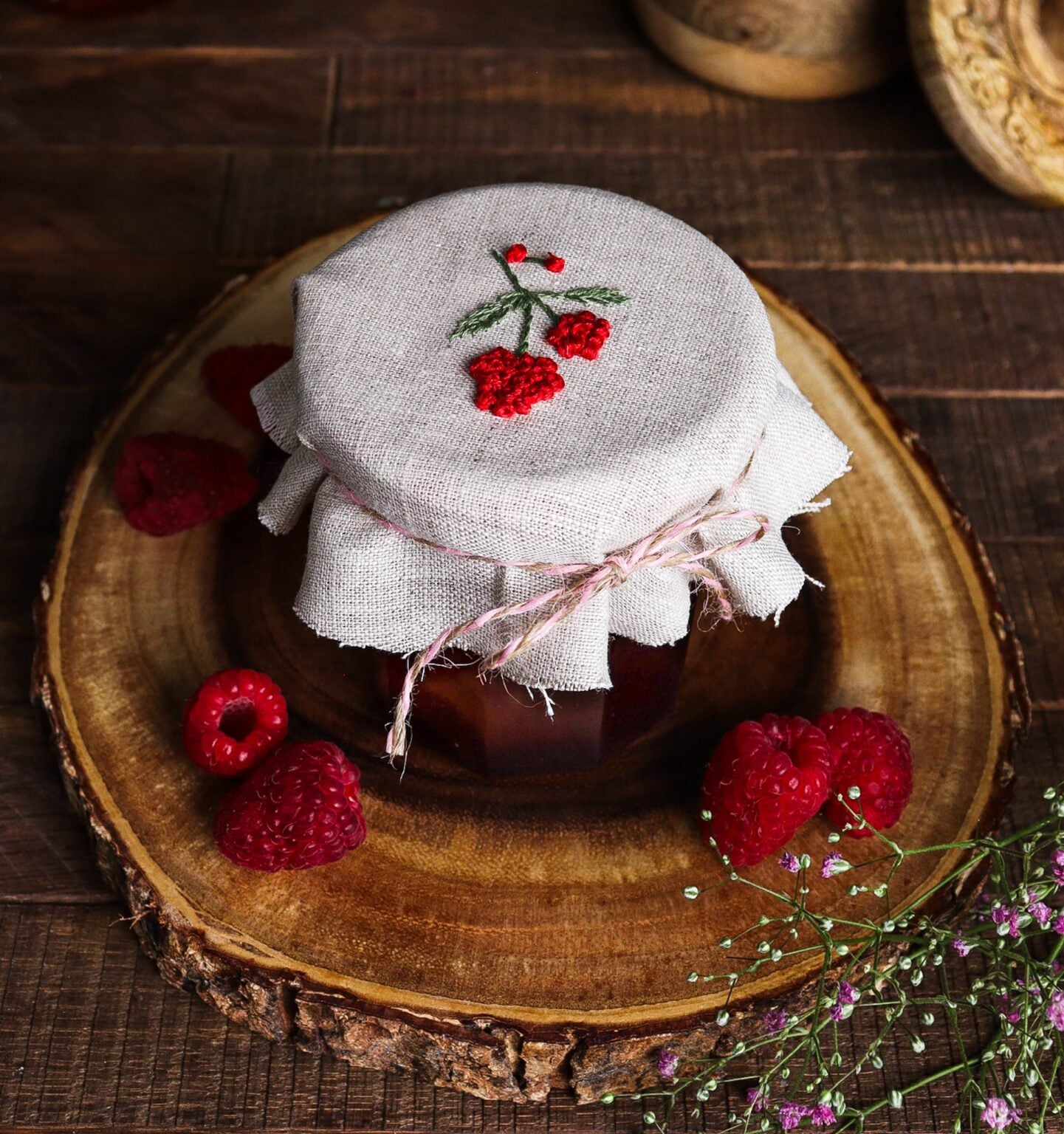 Raspberry Lavender Jelly - Rhubarb & Lavender