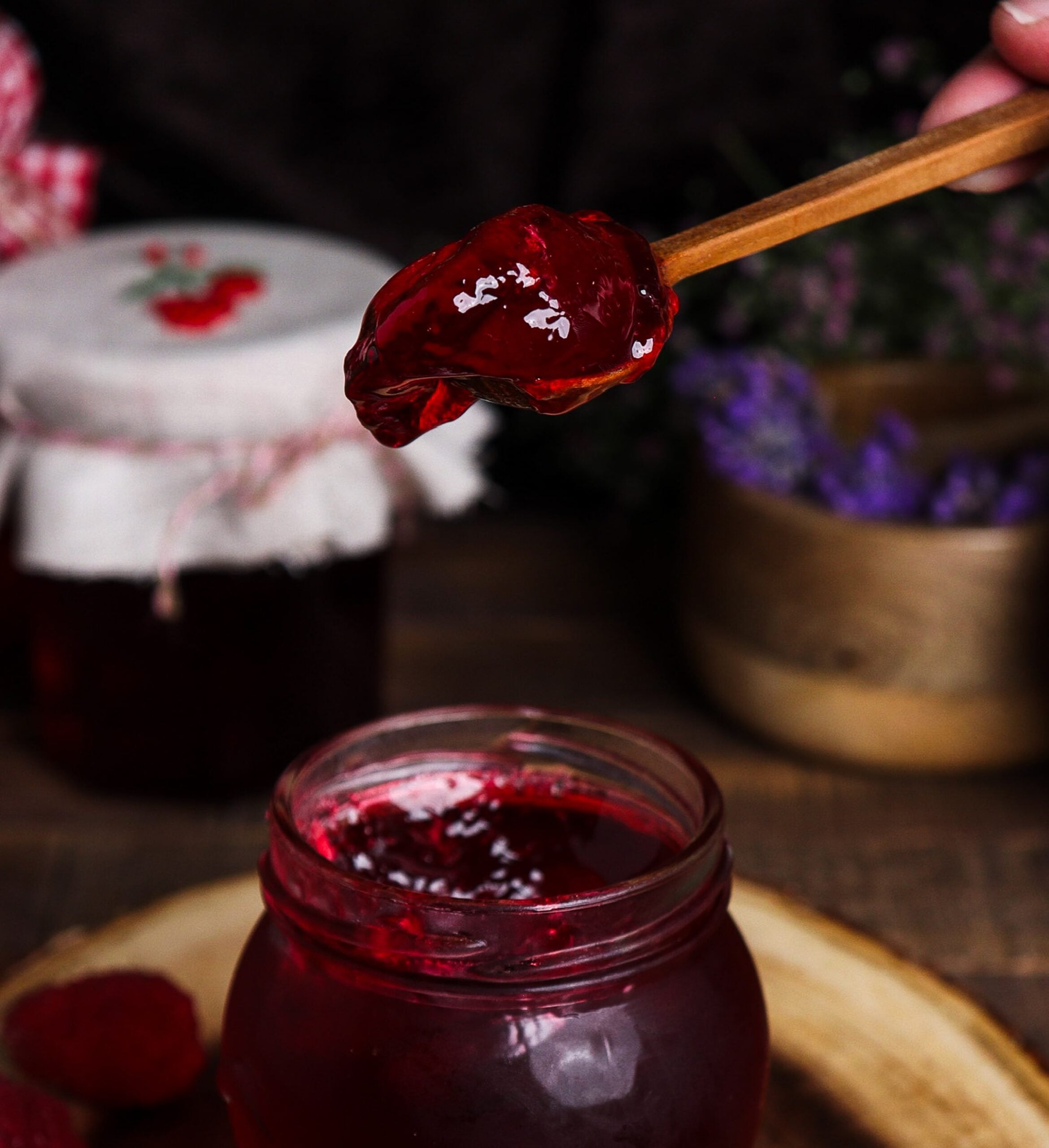 Raspberry Lavender Jelly - Rhubarb & Lavender