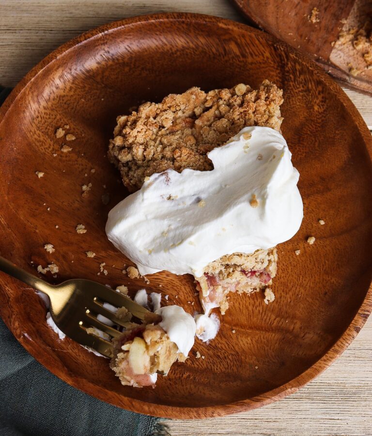 Raspberry Apple Crumble Tart | A Rustic Hobbit Dessert