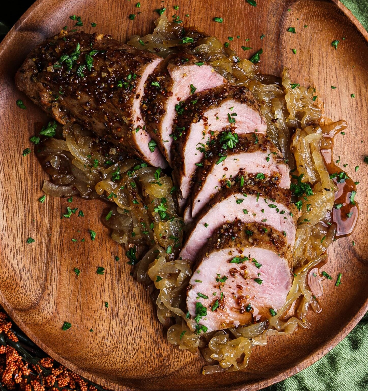 Maple Mustard Pork Tenderloin | Fall Recipe from Rohan