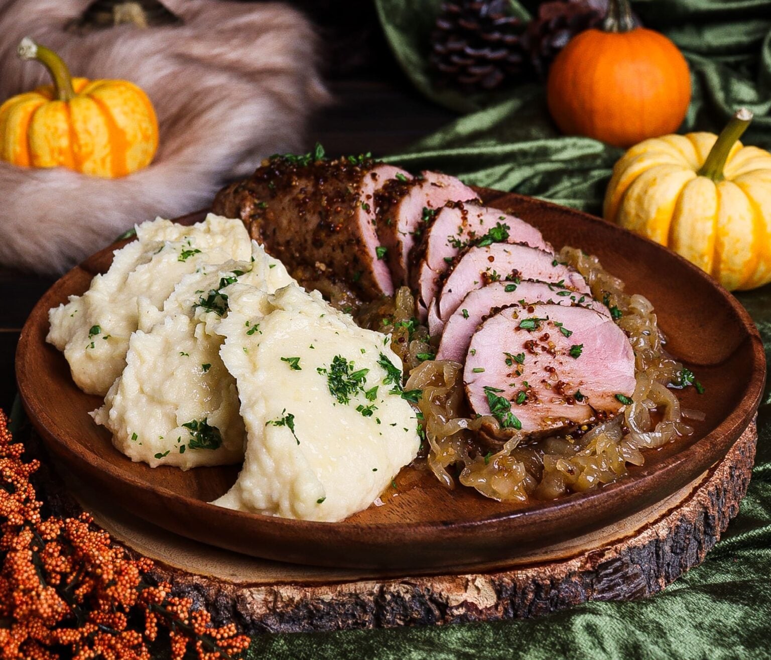 Maple Mustard Pork Tenderloin | Fall Recipe from Rohan