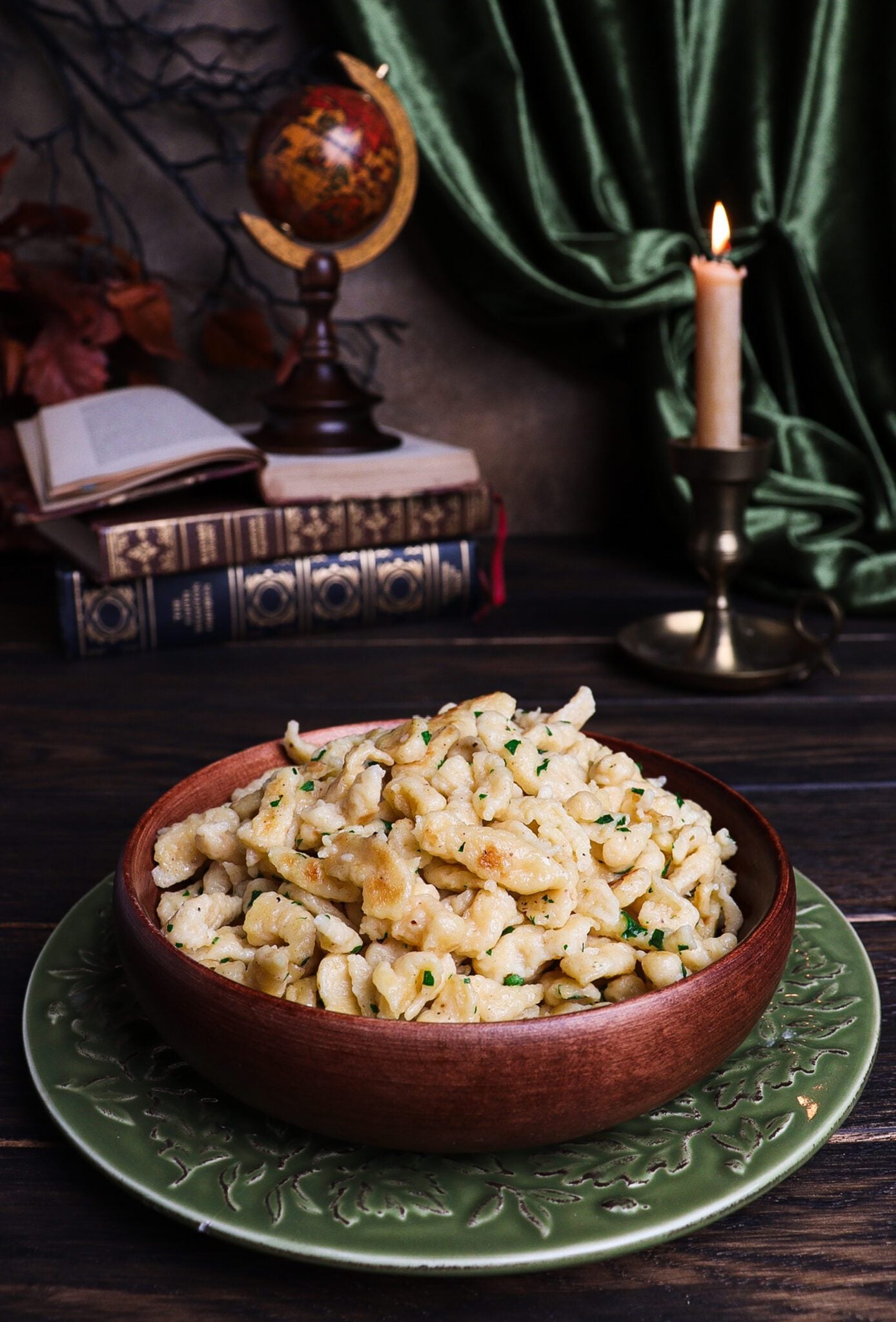 Buttered Spaetzle | Fried Spaetzle Frankenstein Inspired